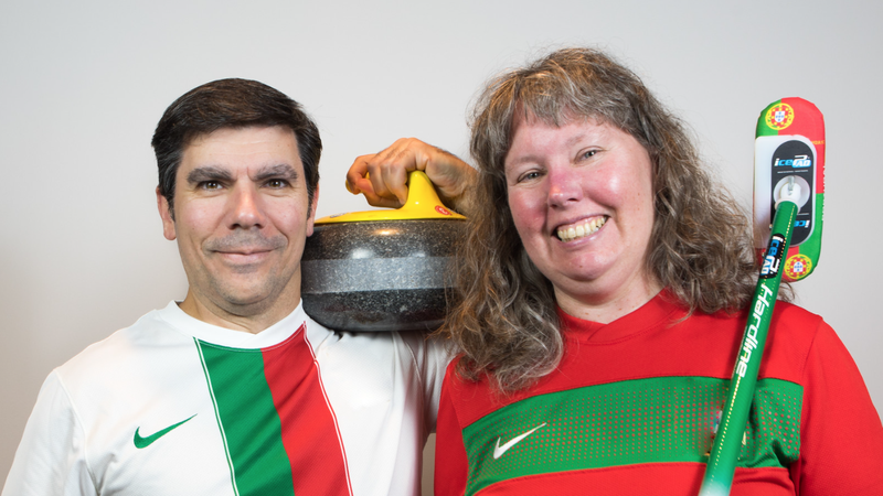 Nanaimo couple form first ever Portugese mixed doubles curling team ...