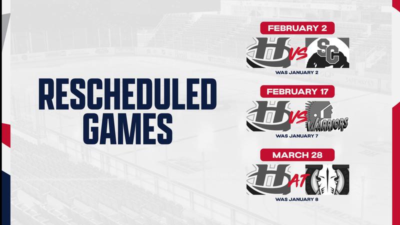 Hurricanes announce dates for three rescheduled games | Lethbridge News Now