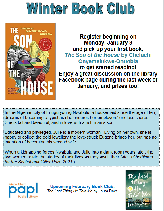 Upcoming Programs for Prince Albert Public Library | paNOW