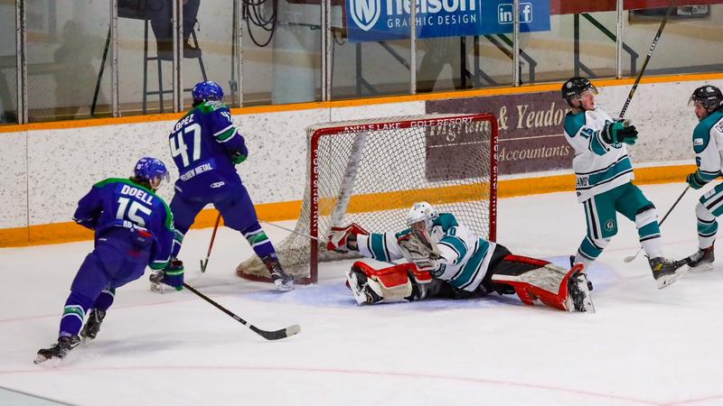Mustangs nearly complete comeback but fall to Ice Wolves at home ...