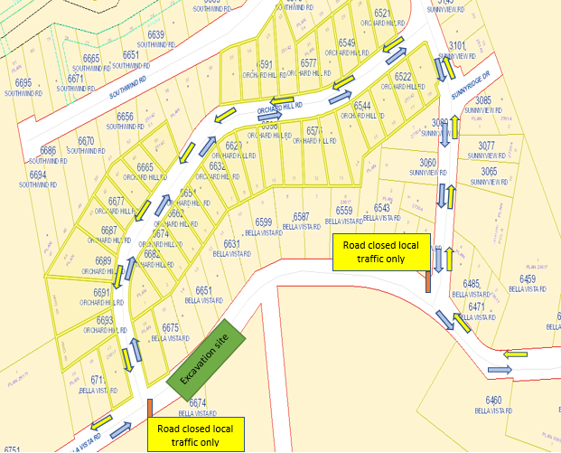 Bella Vista Road project ready to proceed, detour in place | Vernon Matters