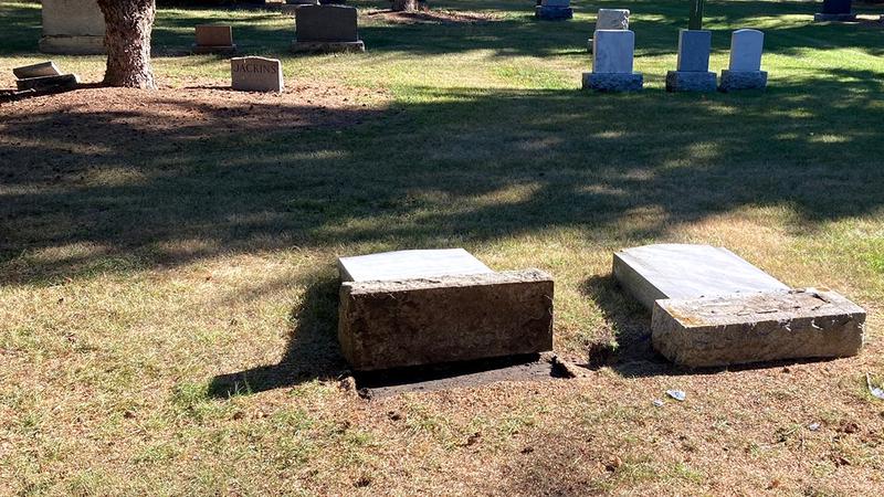 Innisfail RCMP say 100 gravestones knocked over | rdnewsnow.com