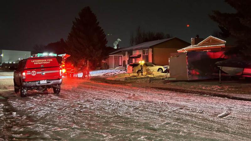 North Lethbridge fire sends one person to hospital | Lethbridge News Now