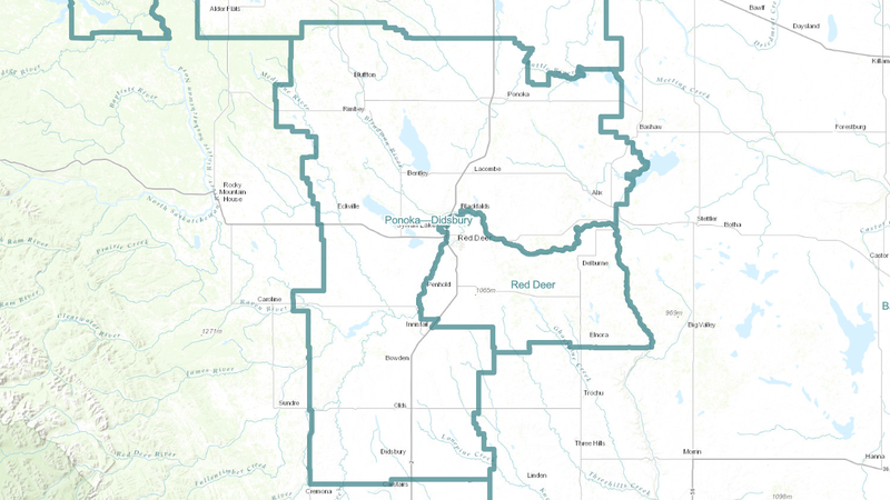 More proposed changes to central Alberta federal electoral district ...