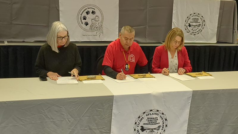 Historic child welfare agreement signed with Splatsin First Nation ...