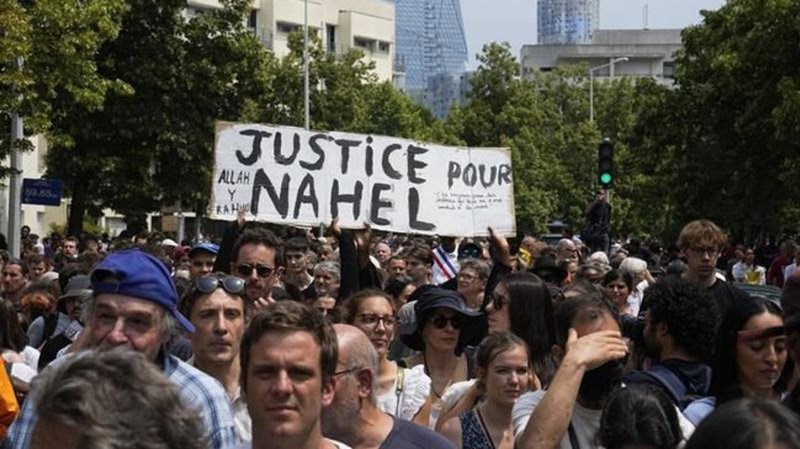 Fiery protests grip France for 3rd night over deadly police shooting of ...