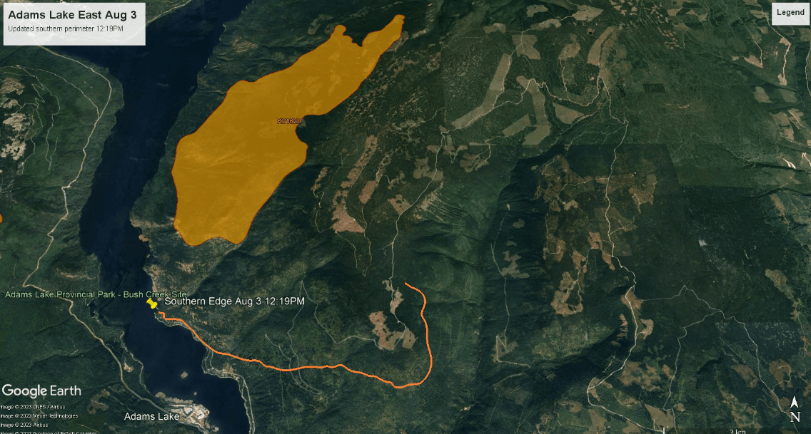 Fire guard added to protect homes near Adams Lake fire | Kelowna's 103 ...