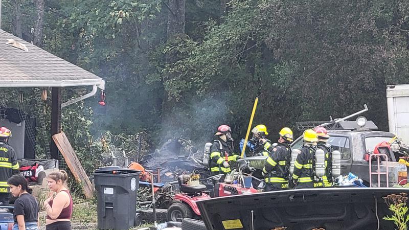 Shed destroyed, minor damage to home in fire on SFN #1 reserve | 88.5 ...