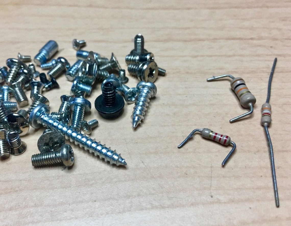 51 screws, 3 resistors. . . – somethingdotsomething