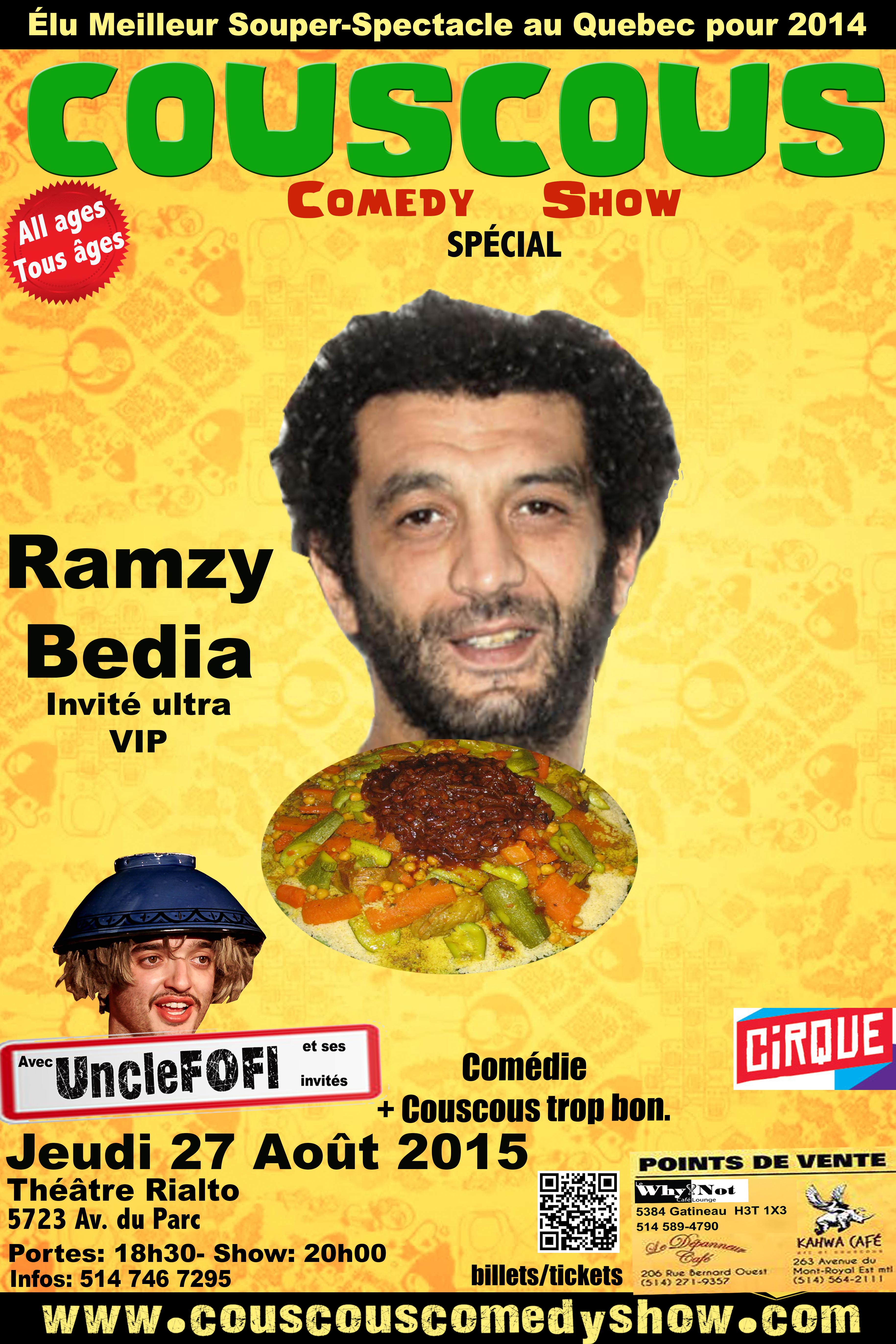 Ramzy Bedia au Couscous Comedy Show – Party & Nightlife – 27 août 2015 ...