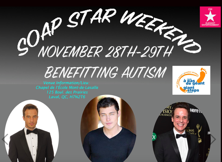 Daytime Soap News: Meet Your Favorite Stars at Several Star Studded ...