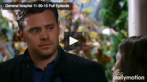 General Hospital Today – Friday 11/30/15 Full GH Episode HERE!