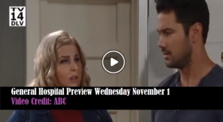 WATCH: General Hospital (GH) Preview Wednesday November 1
