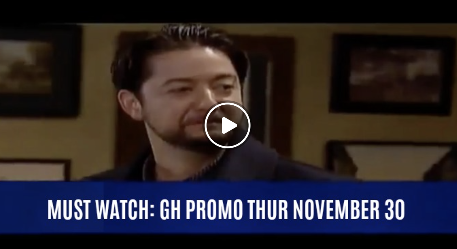 WATCH: General Hospital (GH) Preview Thursday, November 30 Spinelli Has ...