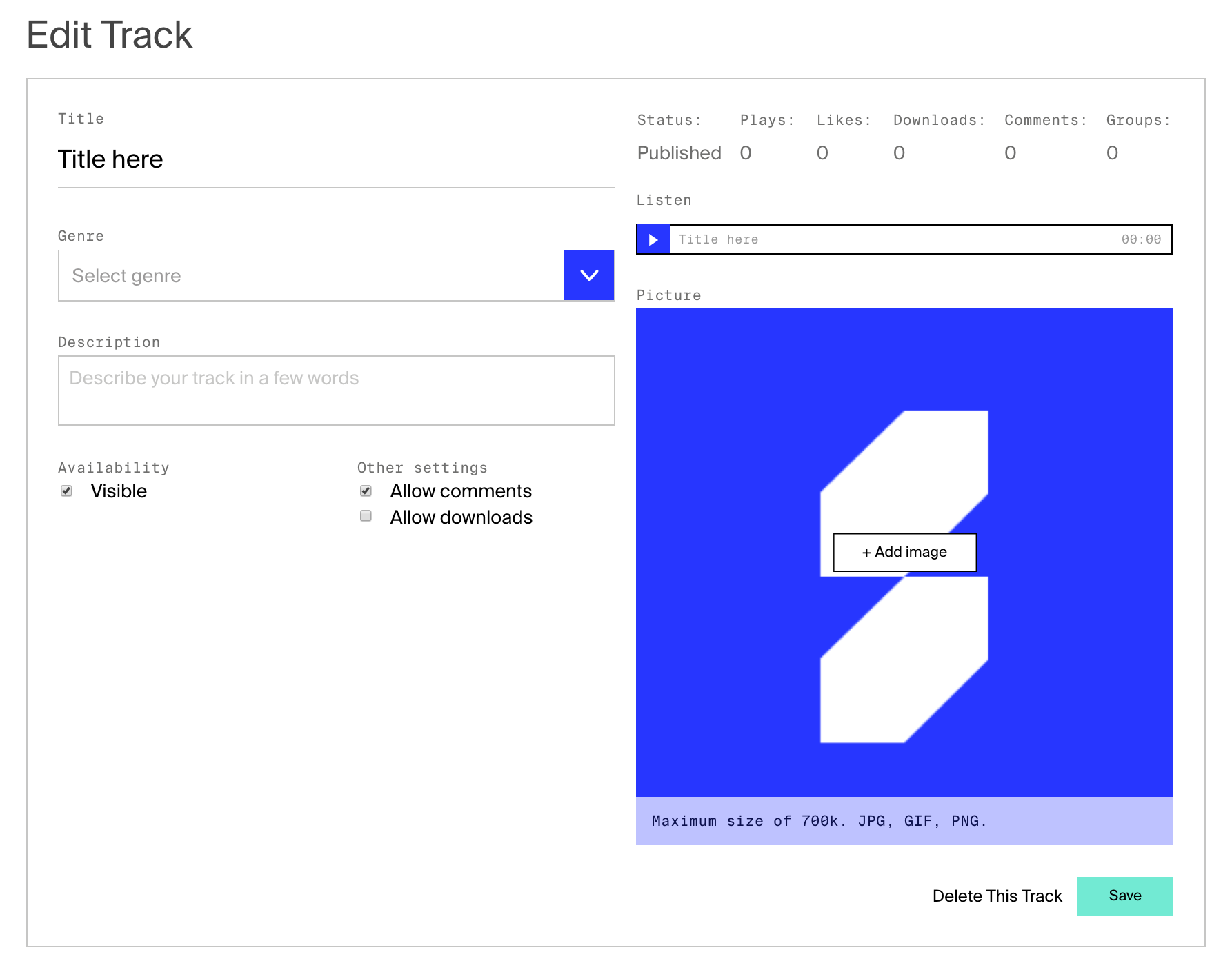 Soundation | Learn | How-to: Publish a song