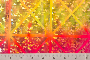 Pattern/Abstract Hologram (Yellow/Orange/Pink