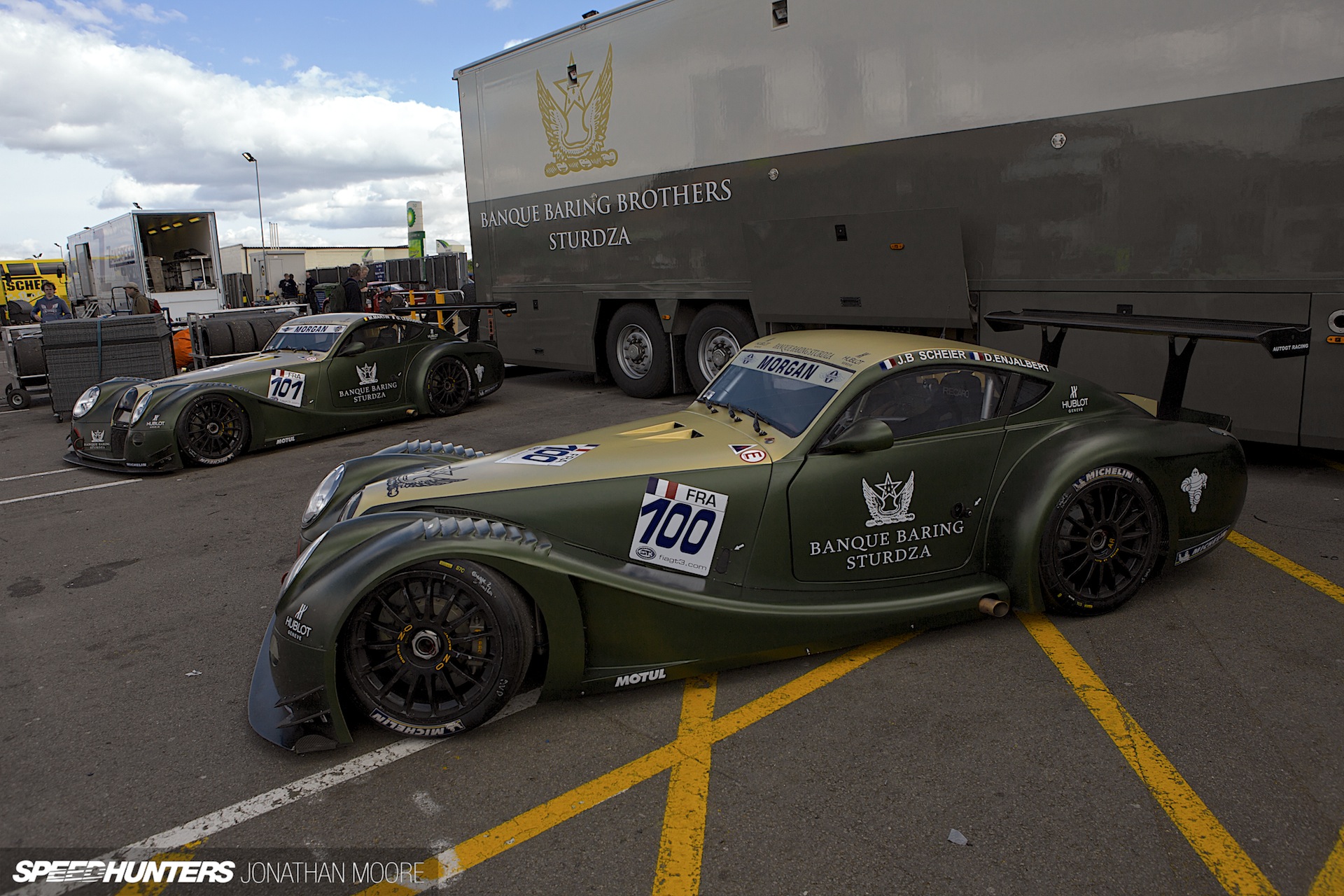 Photo shoot of the 2009 Morgan Aero 8 GT3 racecar which ran in that ...