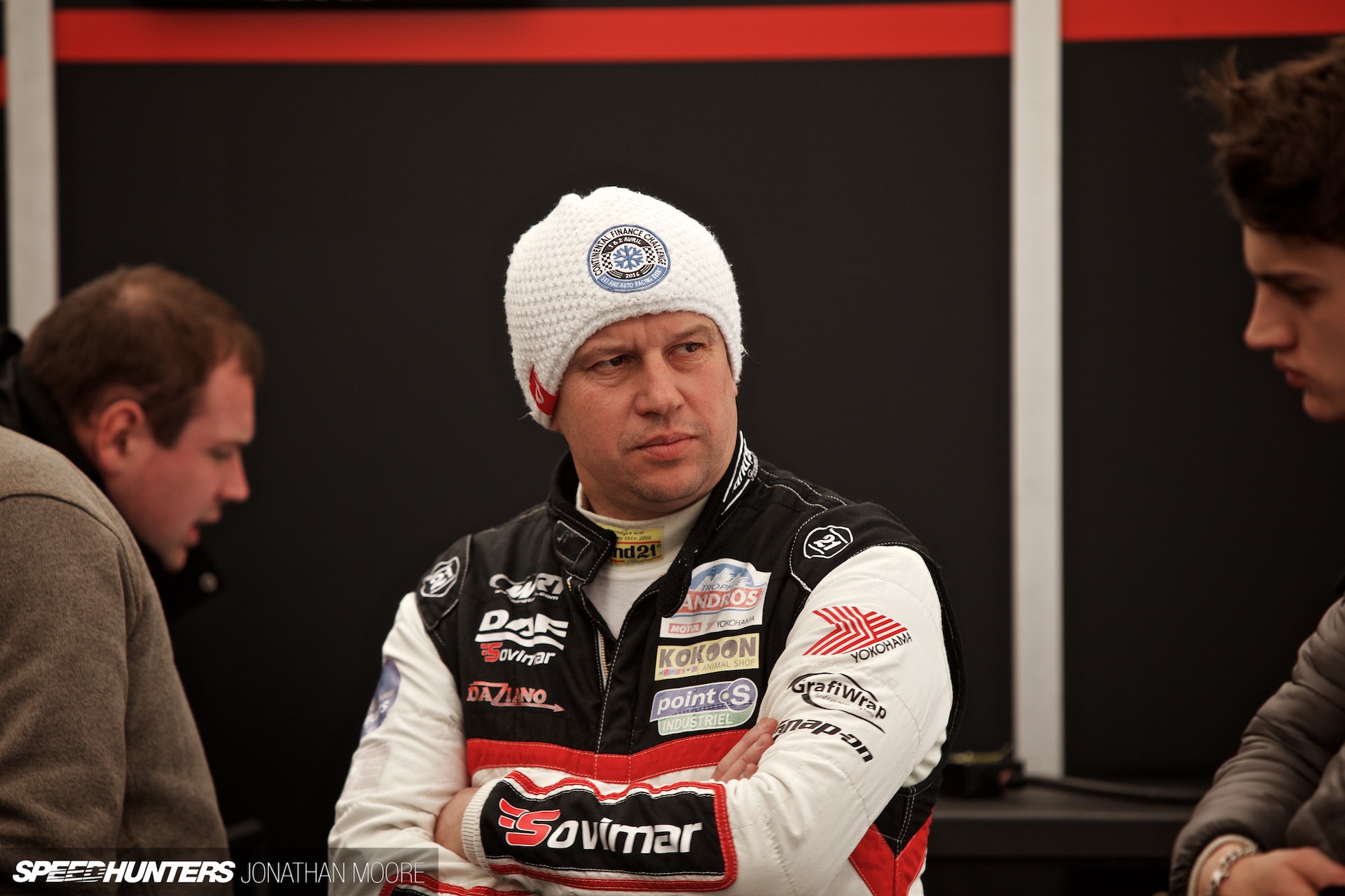 Freeze Frame Of An Ice Racing Smack Down - Speedhunters