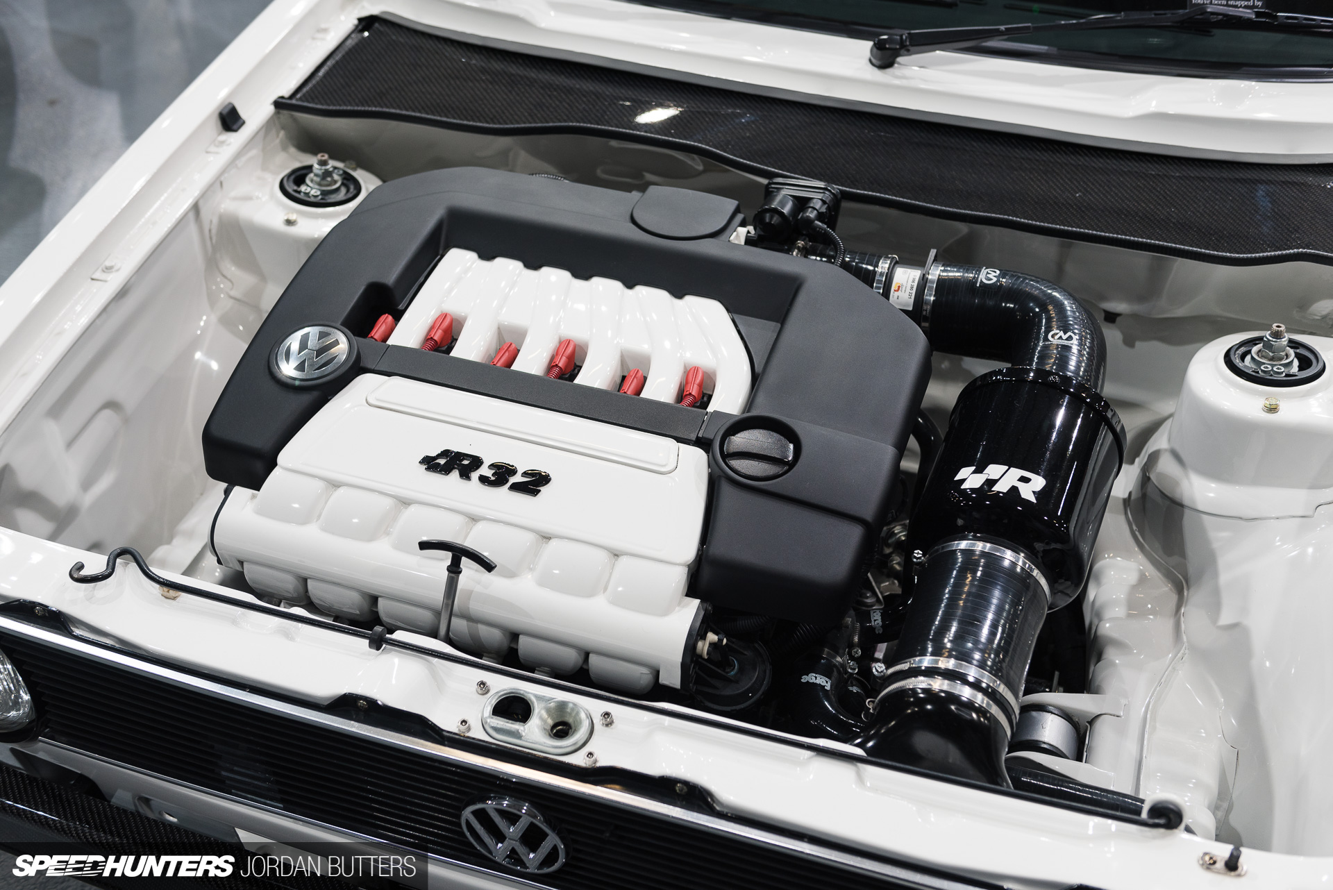 A VW Caddy at Ultimate Dubs 2018