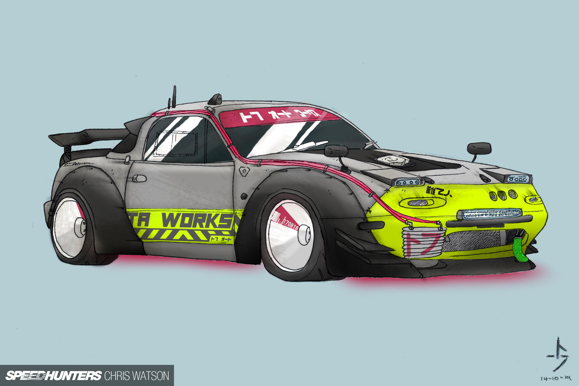 How To Build A Cyberpunk MX-5, Computer-Free - Speedhunters