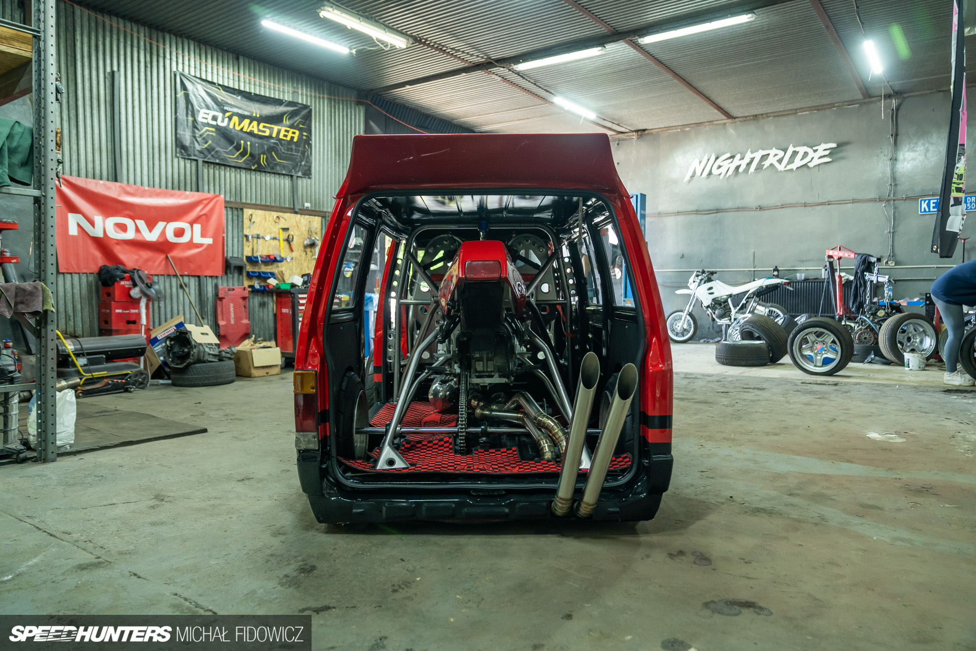 The Internet's Favourite Little Van: Nightride's 'Kevin' - Speedhunters