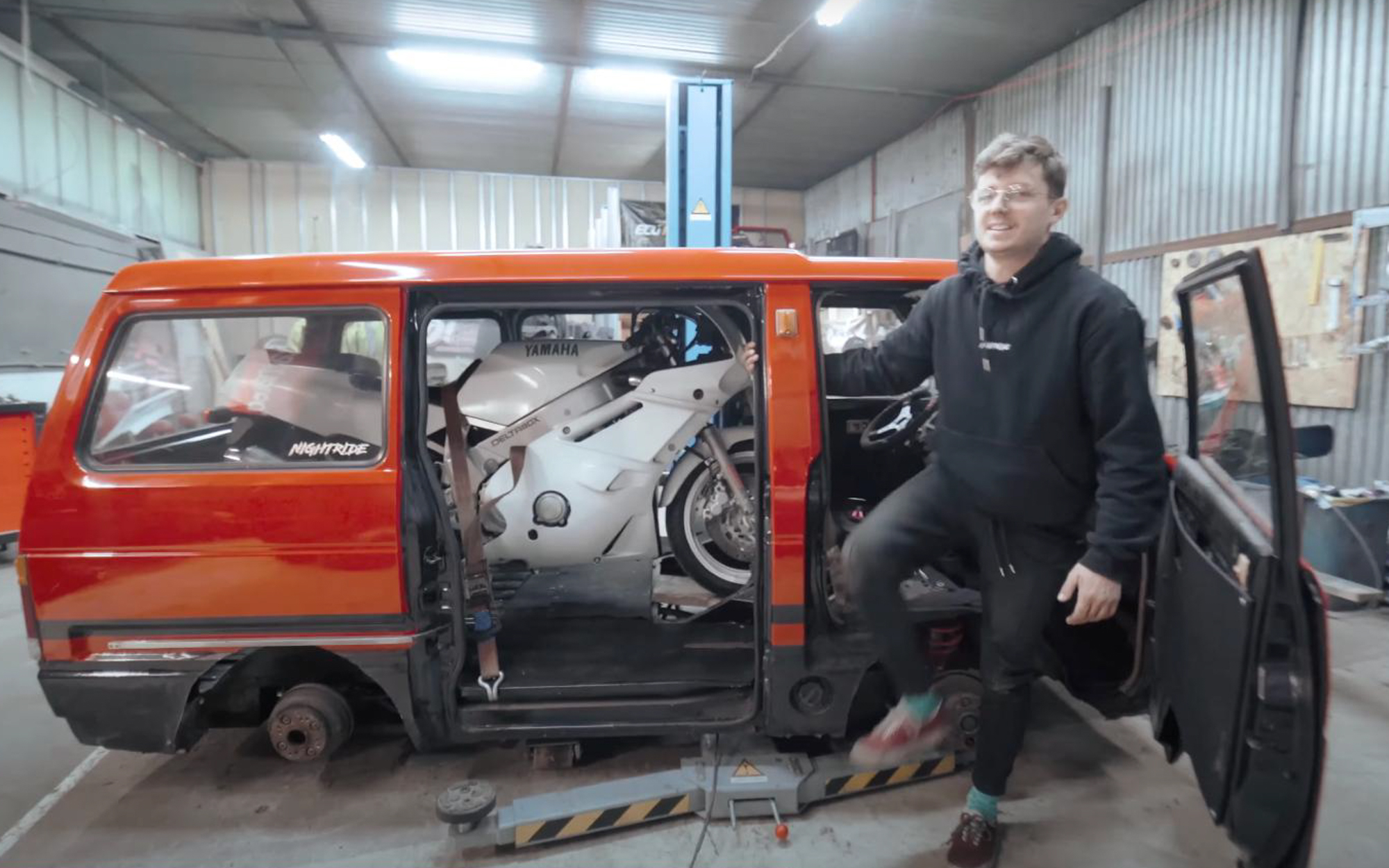 The Internet's Favourite Little Van: Nightride's 'Kevin' - Speedhunters