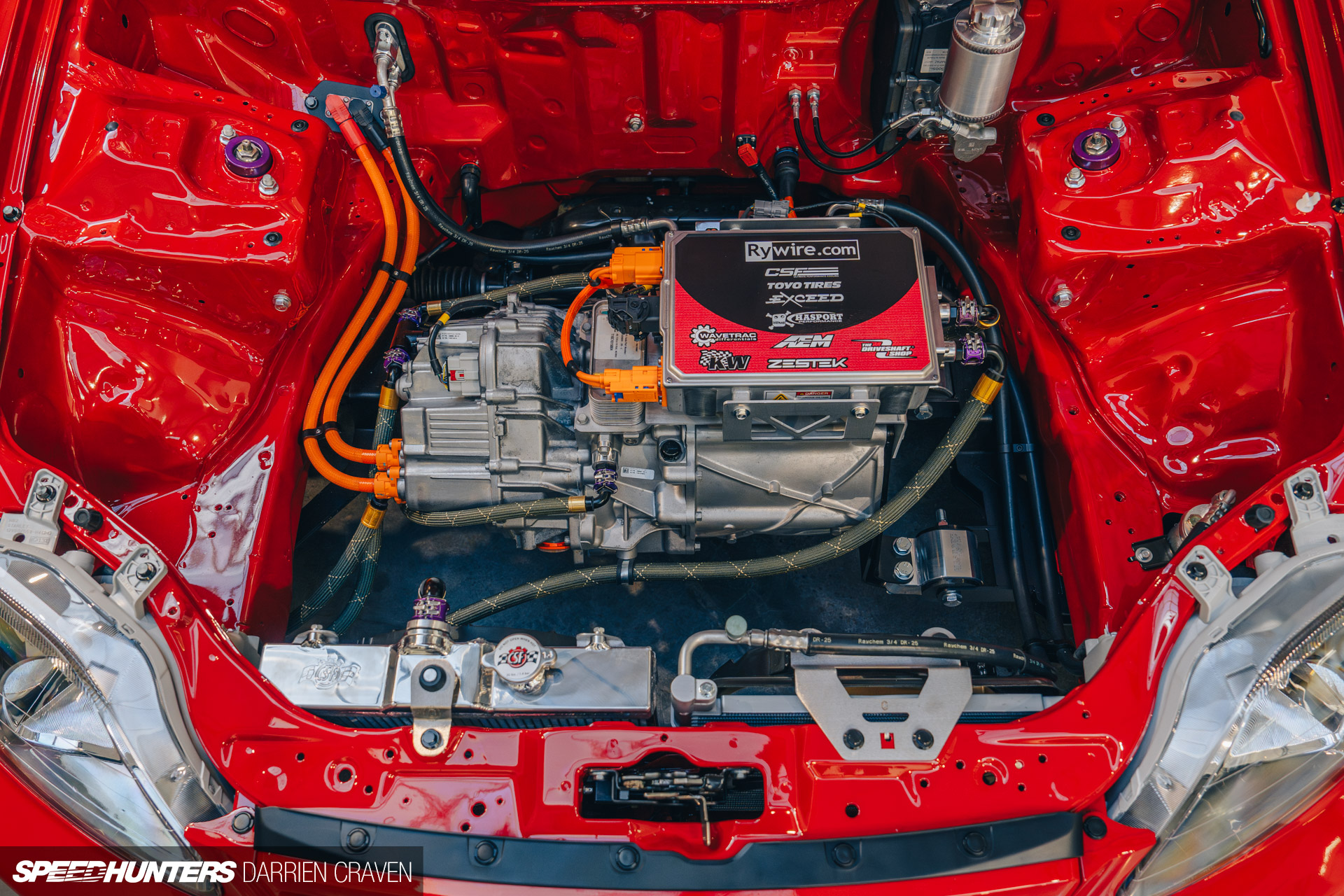 An Electric Atmosphere: Rywire's EV Civic Debut With CSF Race - Speedhunters