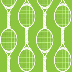 Green Rackets - Spoonflower