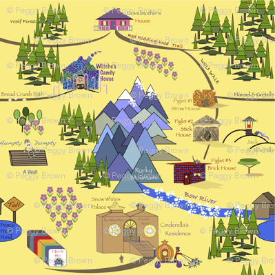 Castle Fairy Tale Map