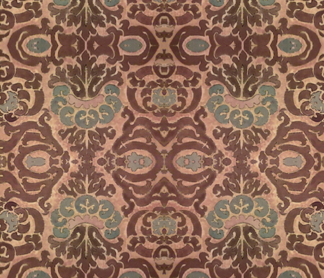 rococo style fabric - raasma - Spoonflower
