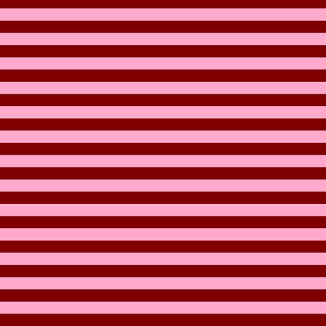 Stripe- Red and pink fabric - mayabella - Spoonflower
