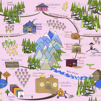 Castle Fairy Tale Map