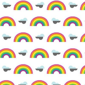Mini Rainbow Stickers wallpaper - cynthiafrenette - Spoonflower