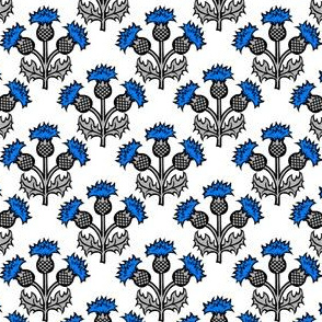 Heraldic Blossom Thistle - Spoonflower