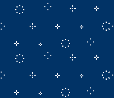 Nyan Cat (Poptart Cat) Stars fabric by kuraitsuki on Spoonflower ...