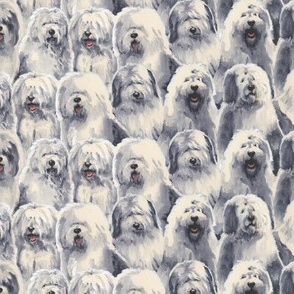 Old English Sheepdogs - Spoonflower