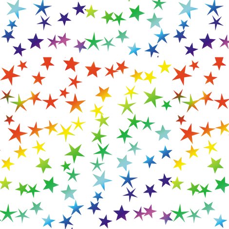 Rainbow Stars 2 wallpaper - animotaxis - Spoonflower