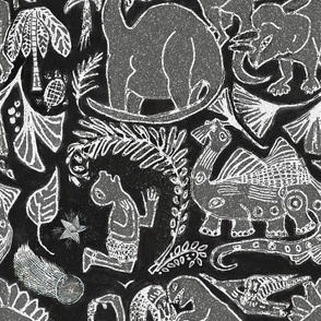 Ica Stone - Peruvian Dinosaurs - Spoonflower