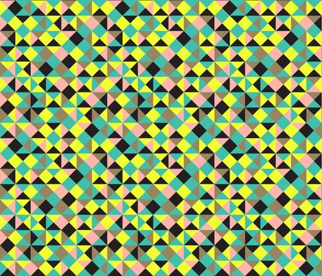 80s triangle pattern fabric - ravynka - Spoonflower