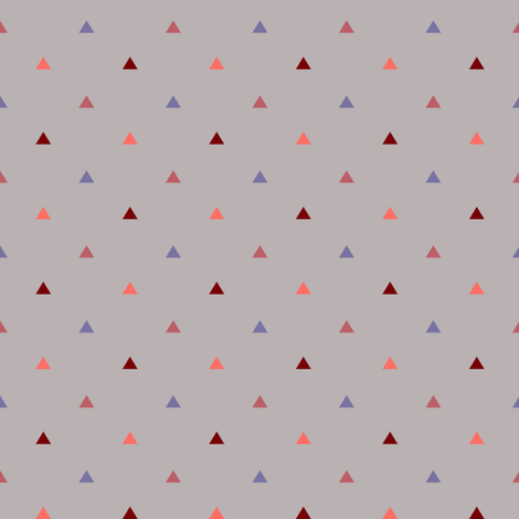 Small Pyramids / Lavender grey fabric by kimsa on Spoonflower - custom ...