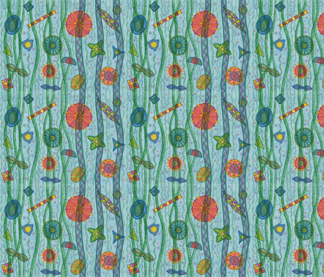 Algae fabric - greenvironment - Spoonflower