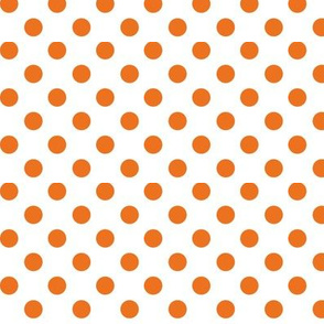 Orange Poka Dots