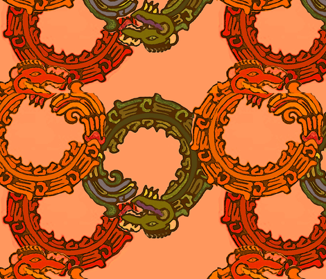 Mayan Snakes - 13 designs by m__elizabethblair