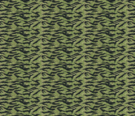 Sixth Scale Tiger Stripe Camo fabric - ricraynor - Spoonflower