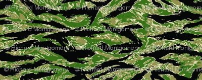 Digital Tiger Stripe Camo fabric - ricraynor - Spoonflower