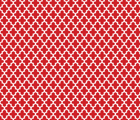 Red Moroccan fabric - sweetzoeshop - Spoonflower