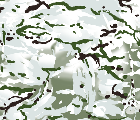 British Multicam Multi Terrain Pattern 'MTP' Snow Variation Camo fabric ...