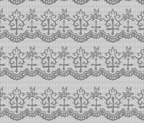 Cross Lace fabric - qotsael - Spoonflower