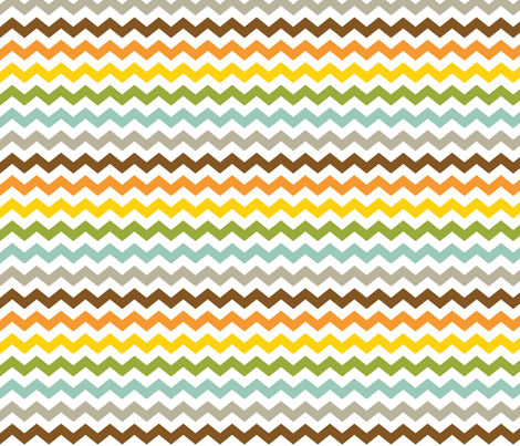 Colorful Chevron fabric - jennifercolucci - Spoonflower