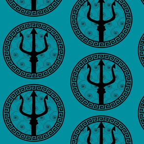 Poseidon's Shield - Spoonflower